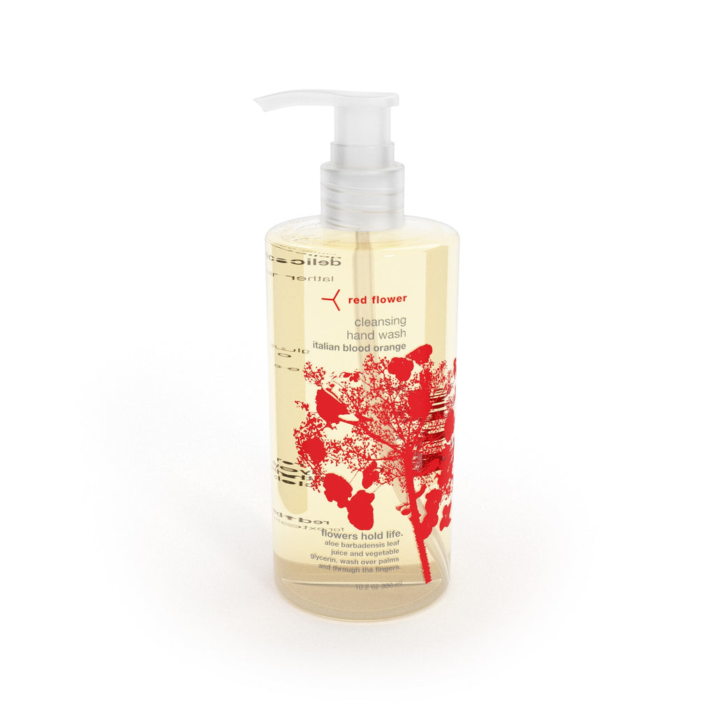 Red Flower - Italian Blood Orange Cleansing Hand Wash | Lilly's Bathcarry