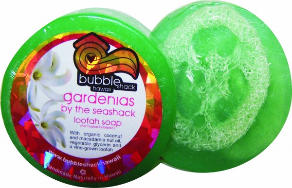 Bubble Shack Hawaii Loofah Lather Glycerin Soap | Lilly's Bathcarry